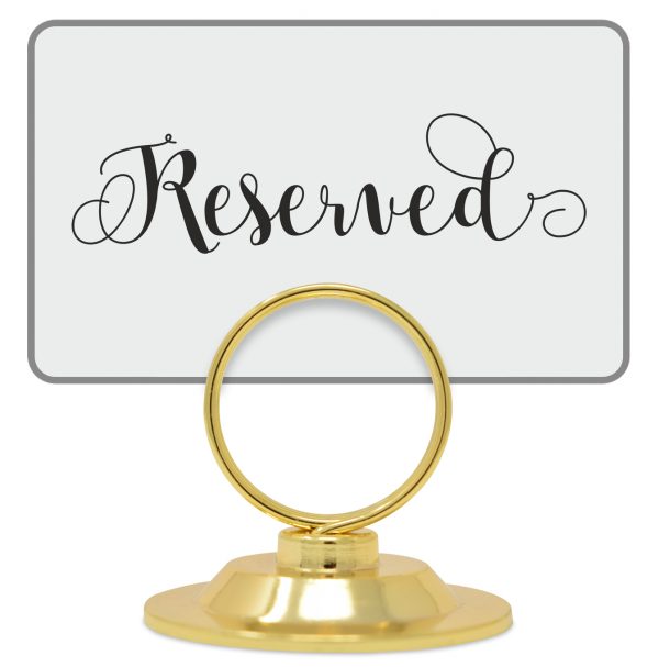 Table Cardholder Tabletop Menu Holder Harp-Clip Number Holder Recipe ...