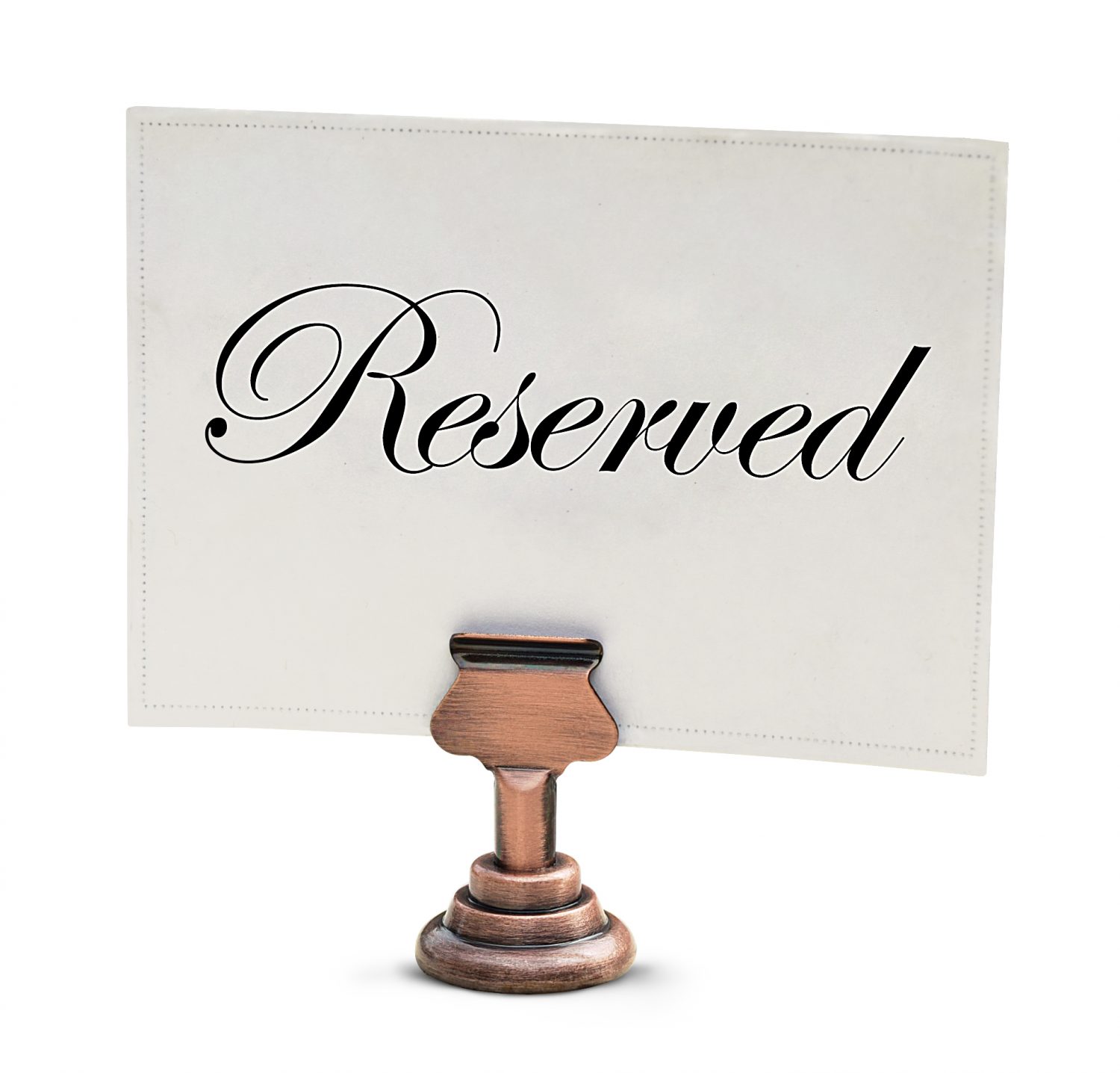 Place Card Holders, Tabletop Menu Holder, Harp-Clip Number Recipe ...